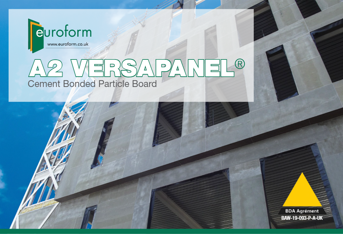 A2 Versapanel - Cement Bonded Particle Board - Euroform Products